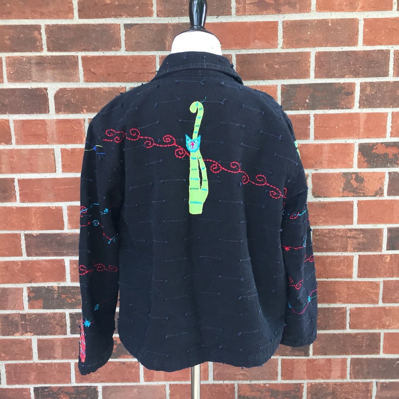 Cat Jacket, Vintage Cats, Keren Hart, Womens Unique Jackets, Wearable ...