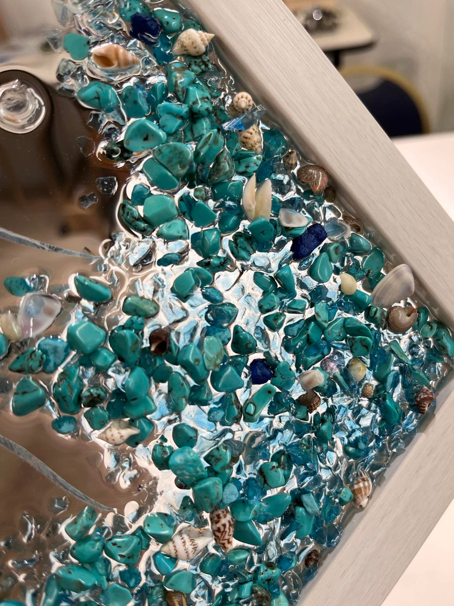 Jellyfish Glass Window, Art, Ocean, Beach, Chunky Glass, Outer Banks ...