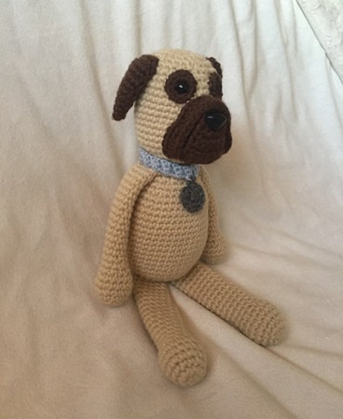 Wilder's Mastiff Puppy Dog Crochet Pattern, Amigurumi Pattern, Dog ...