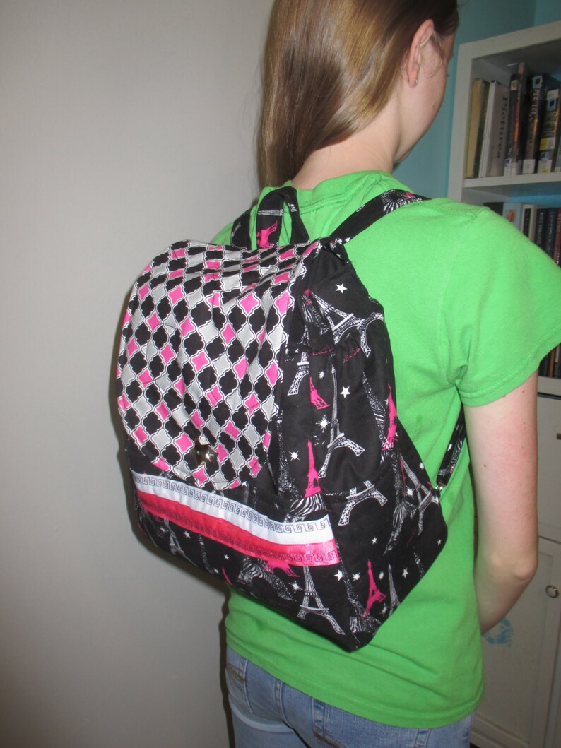 Paris Backpack/Purse | Etsy