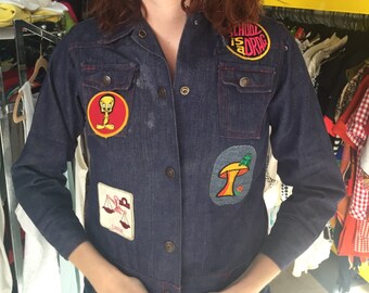Small denim jacket | Etsy