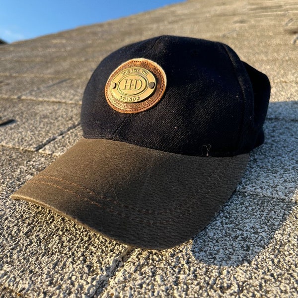Harley Davidson Logo Hat - Etsy