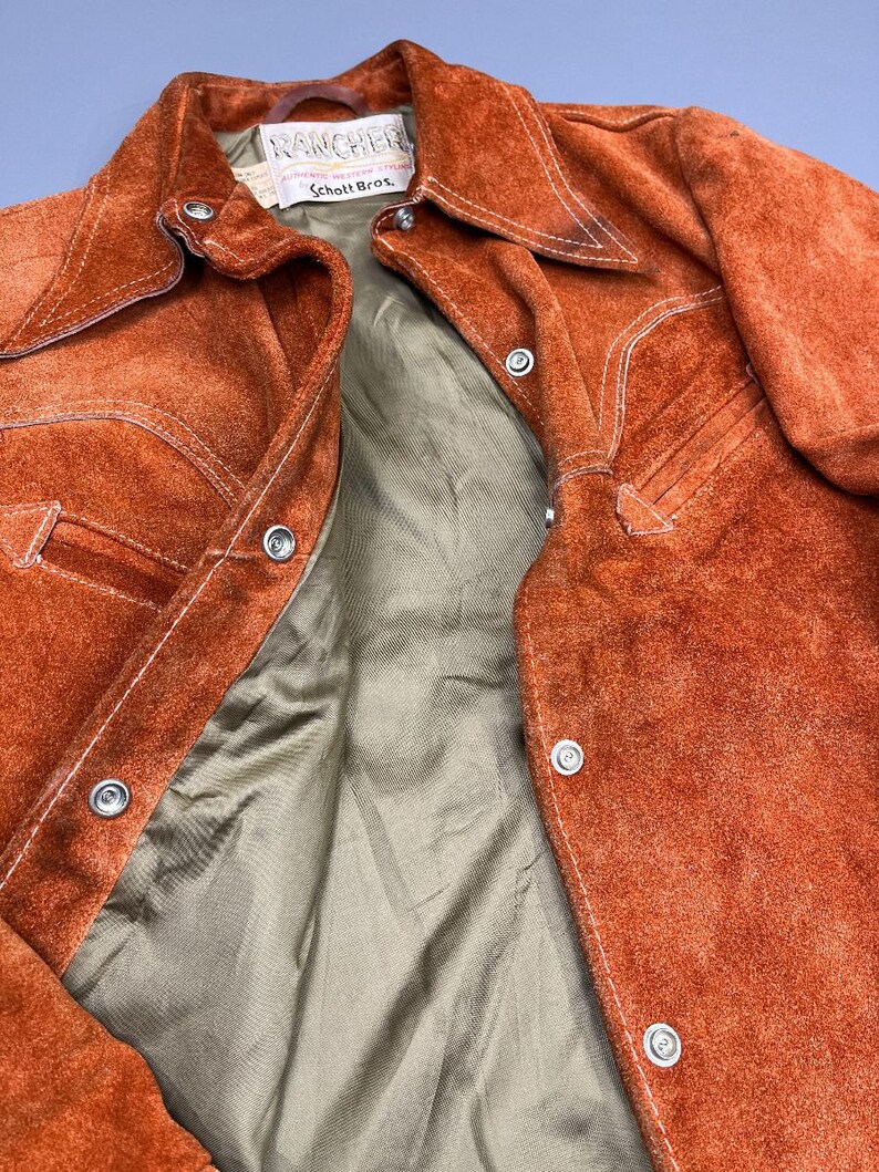 Killer Late 1970s Suede Western Rancher Jacket Contrast - Etsy