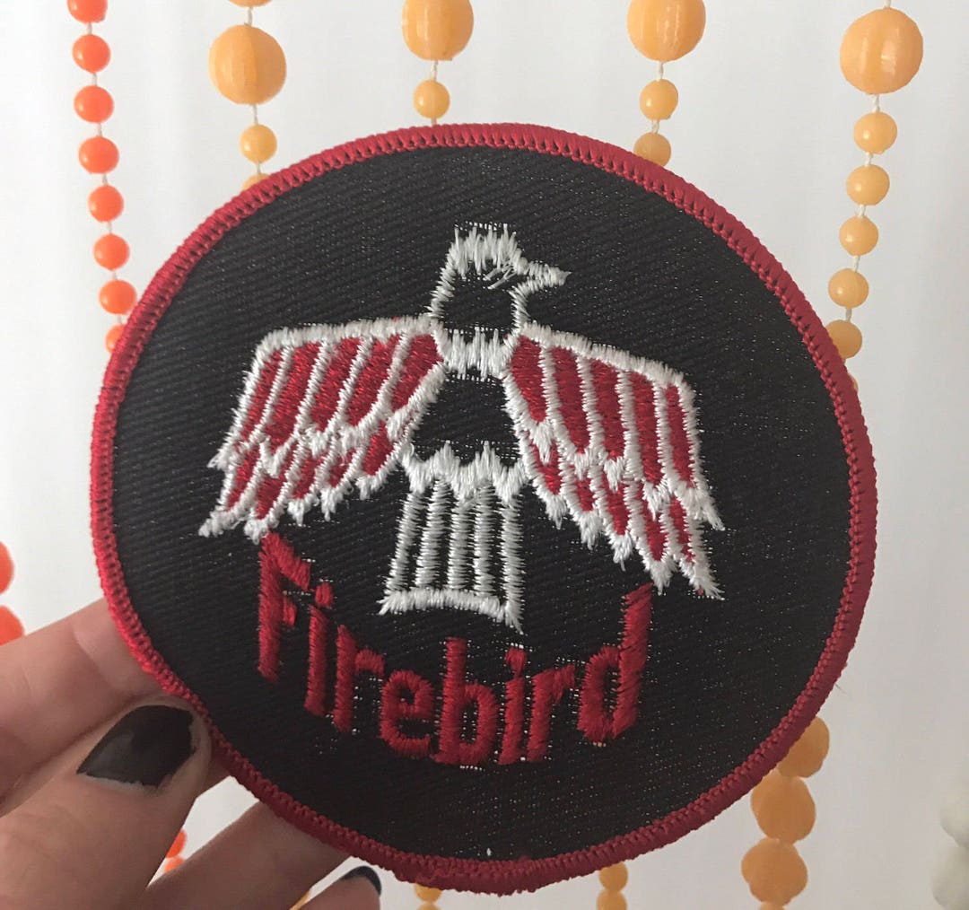 Vintage Deadstock Firebird Circle Patch - Etsy