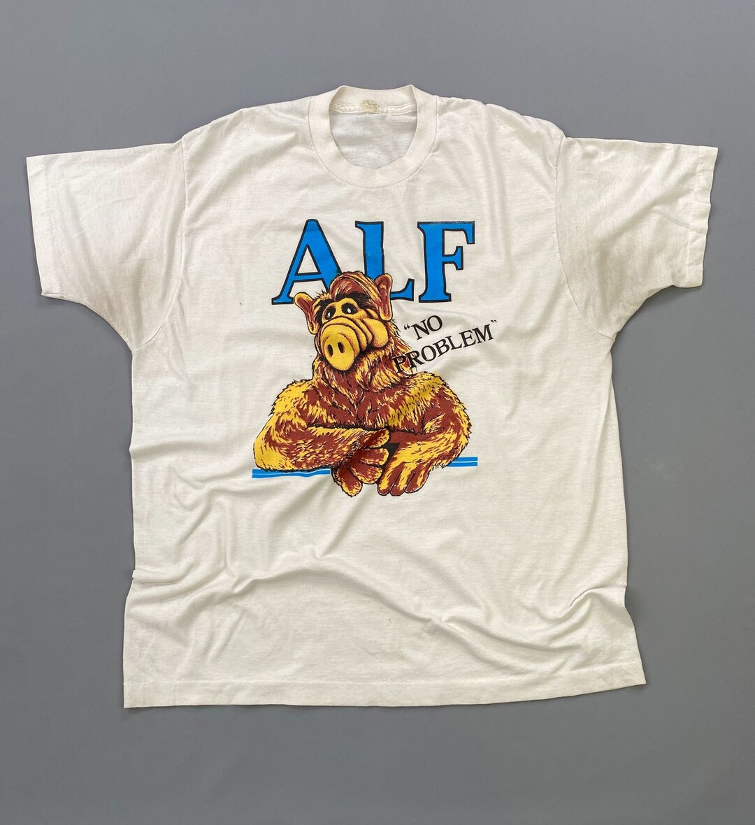 80s Alf No Problem Graphic Single Stitch T-shirt - Etsy
