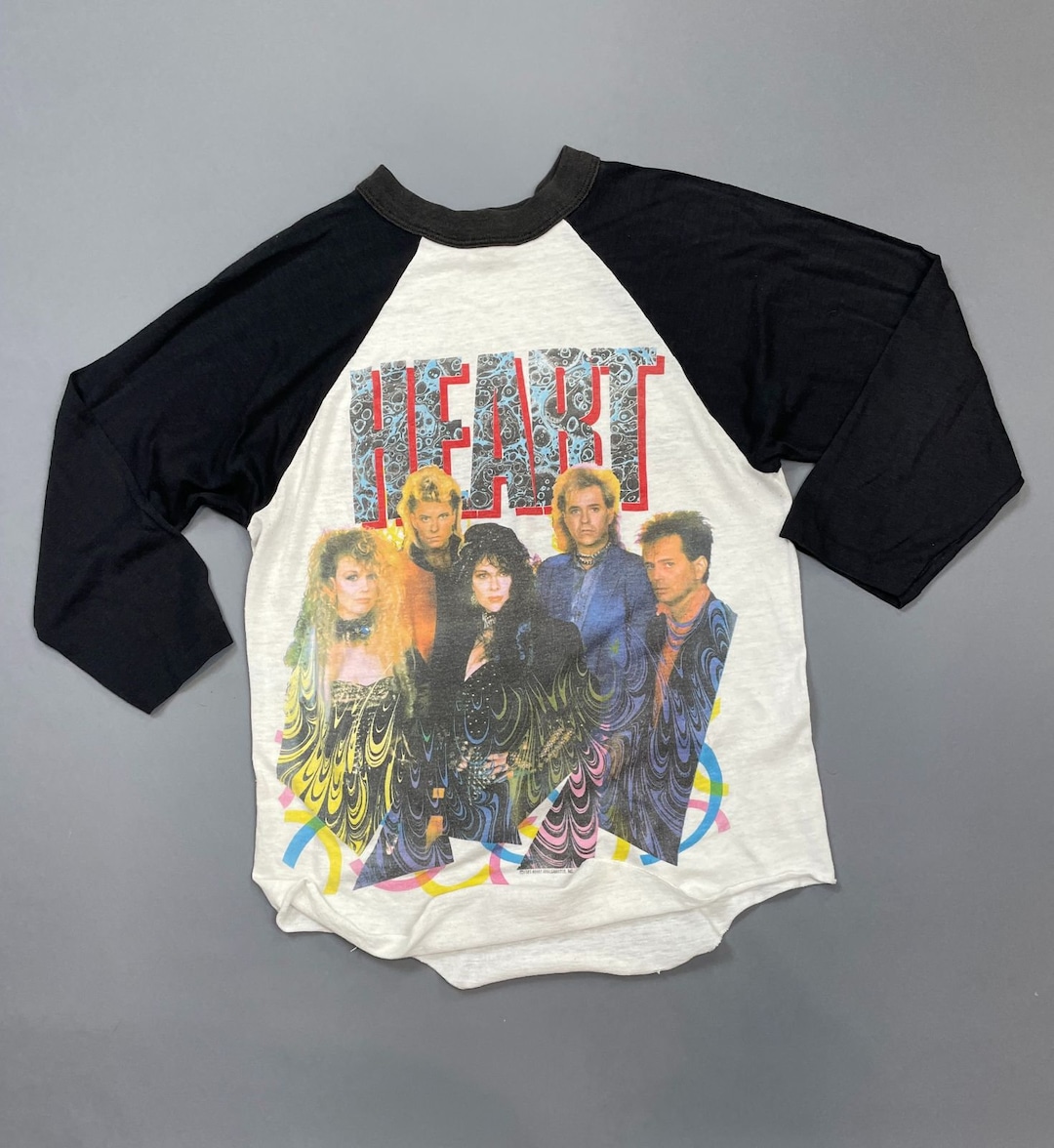 Heart 1985 Summer Tour Raglan T-shirt - Etsy