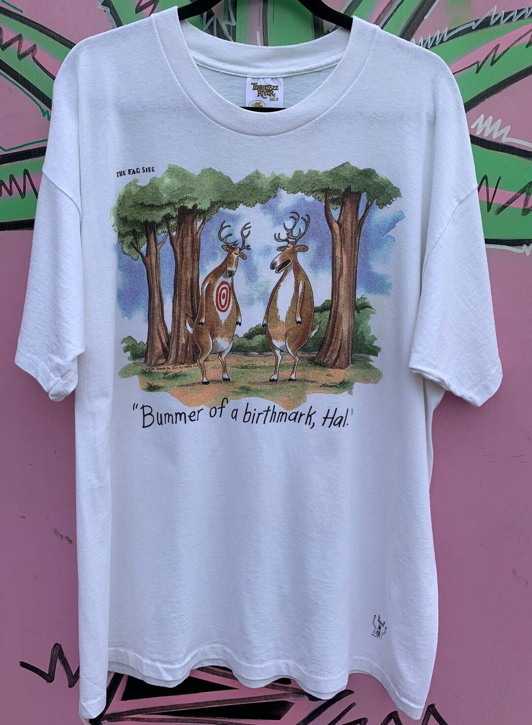 Far Side Comic Bummer of A Birthmark Graphic Single Stitch T-shirt - Etsy