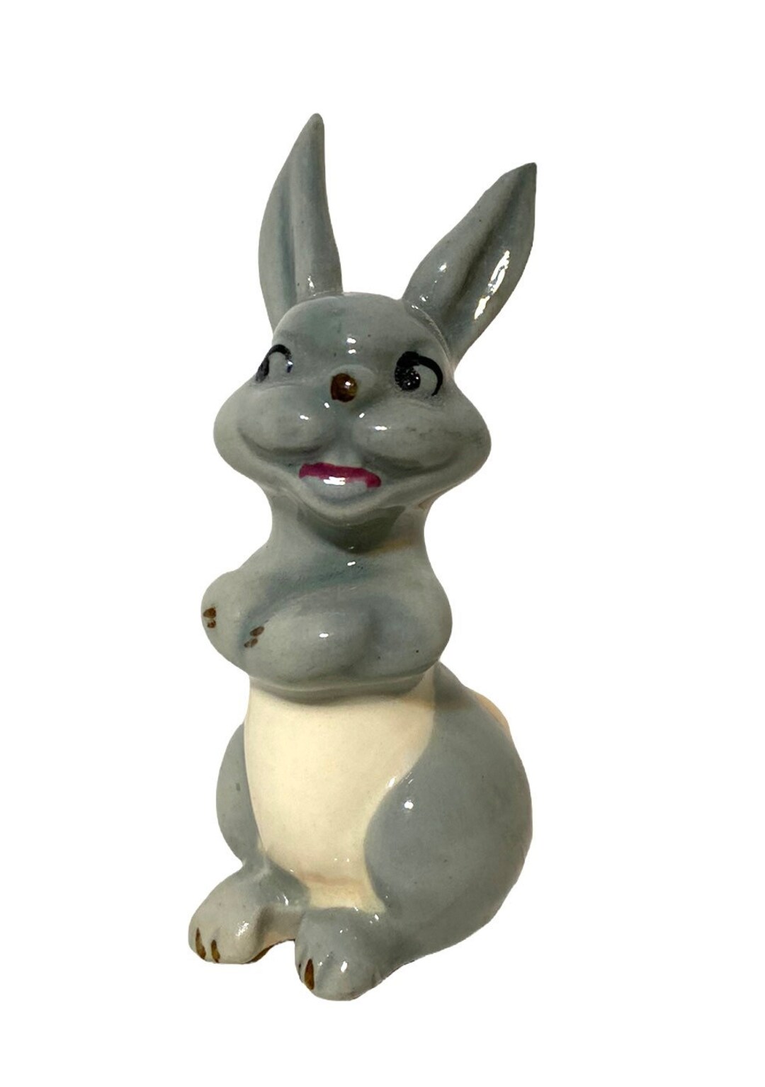 Vintage Laughing Bunny by Wade not Perfect - Etsy