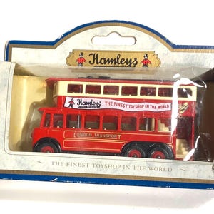 Vintage Double Decker Hamleys London Transit Bus - Etsy