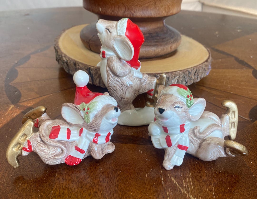 Vintage 1988 Omnibus Skating Mice - Etsy