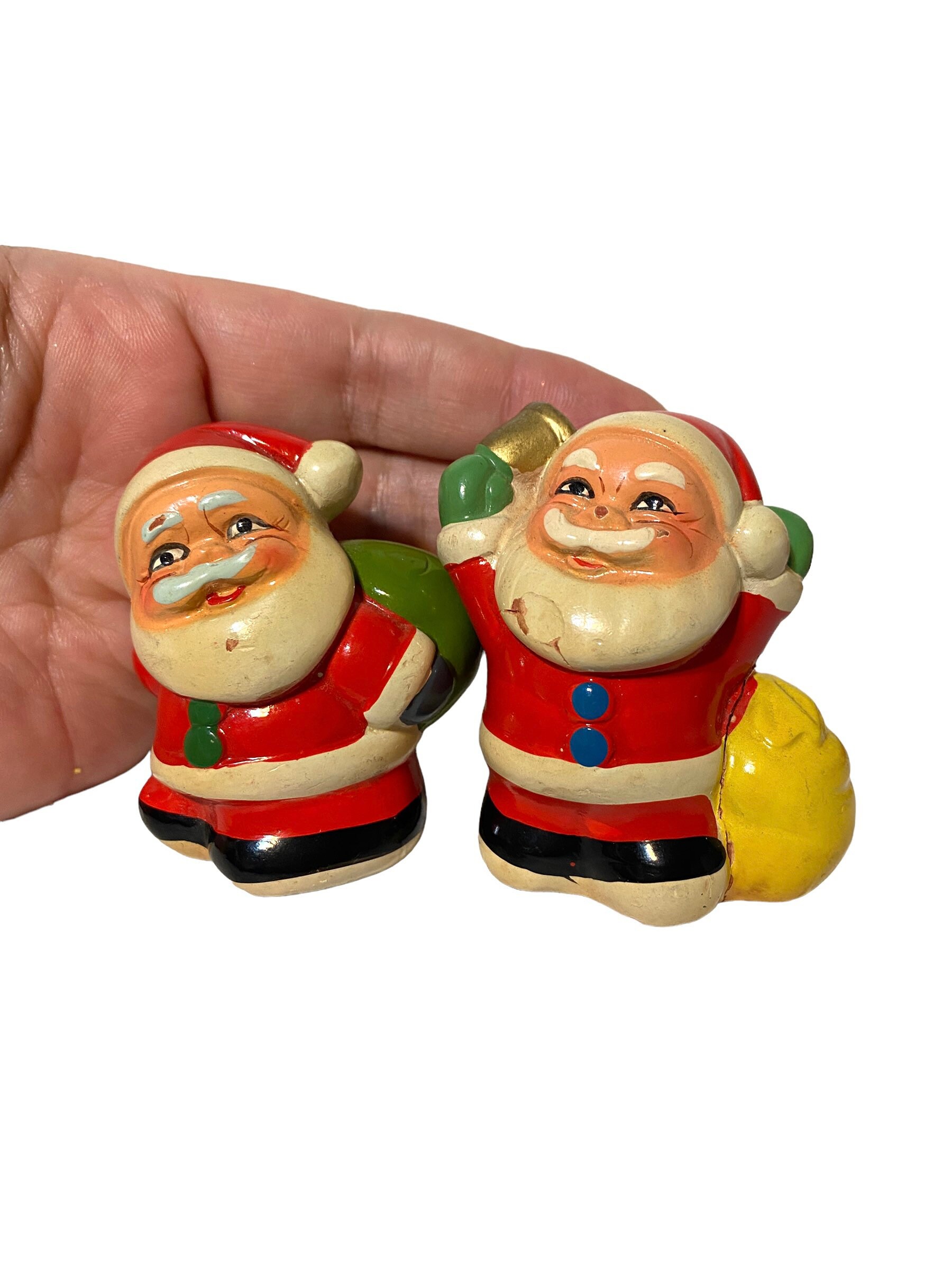 2 Vintage Santa Pencil Sharpeners - Etsy