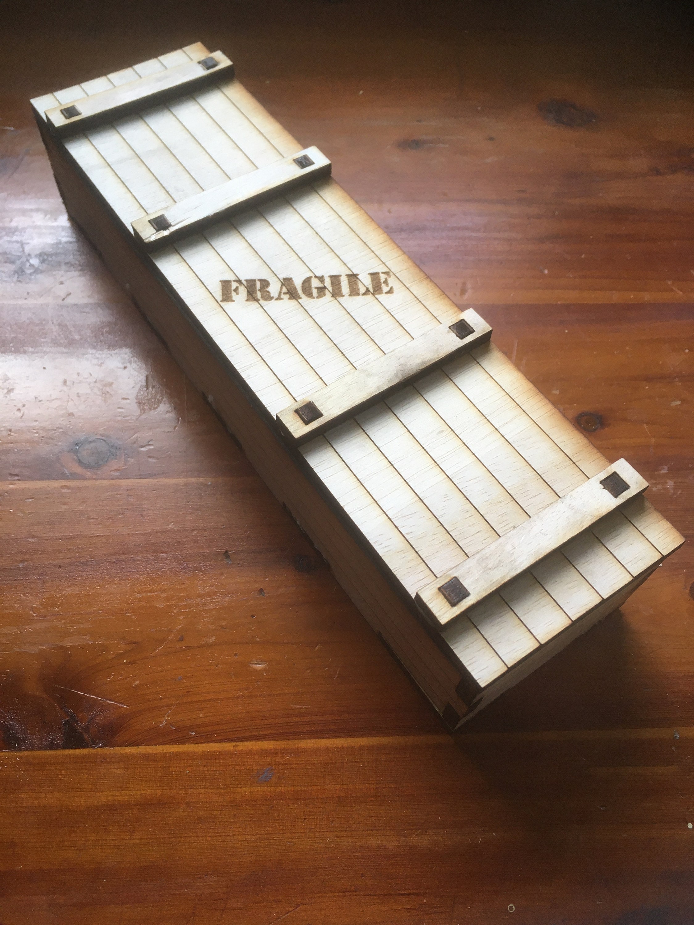 Miniature Shipping Crate - Handcrafted - Customizable - Etsy