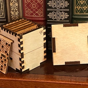 Mini Bee Hive Box /w Frames - 2 Oz Bottle Size - Handcrafted ...