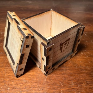 Mini Cube Crate - Size 3 X 3 X 3 Inches - Handcrafted - Customizable - Etsy