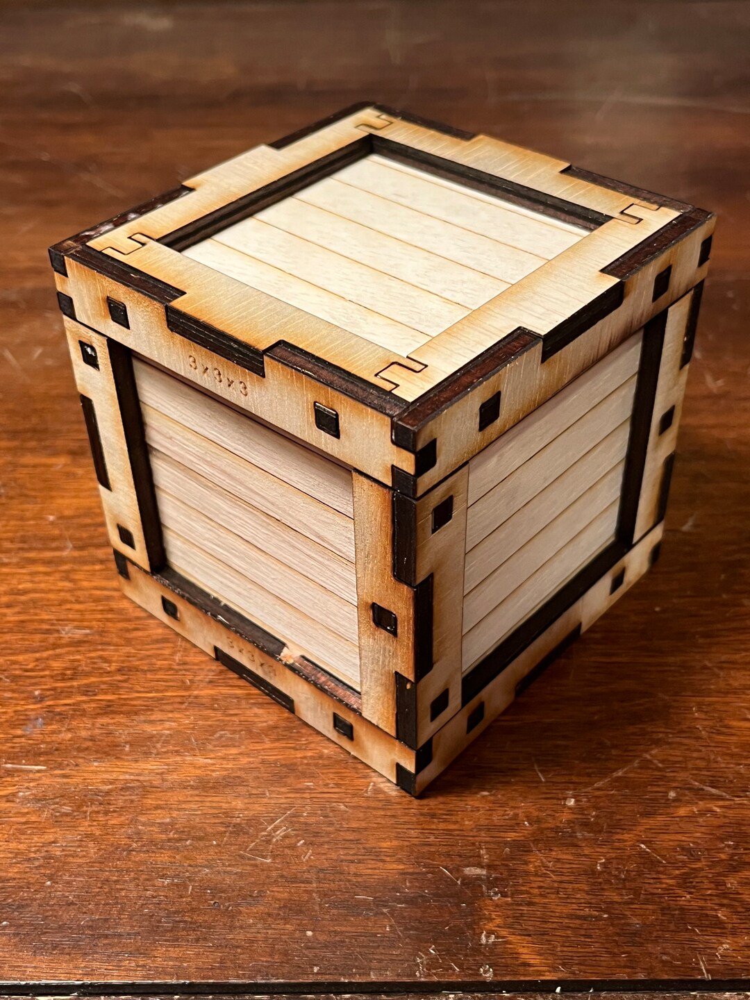 Mini Cube Crate - Size 3 X 3 X 3 Inches - Handcrafted - Customizable - Etsy