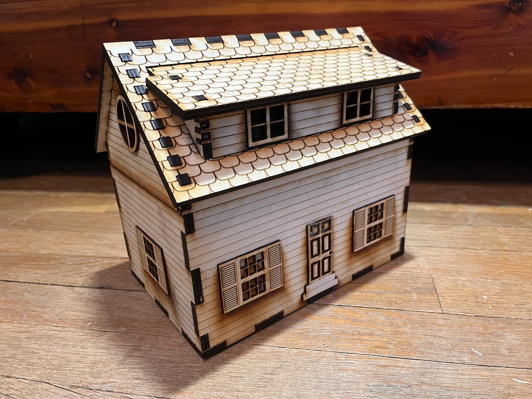 Wooden House Box - 8x5 - Handcrafted - Customizable - Etsy
