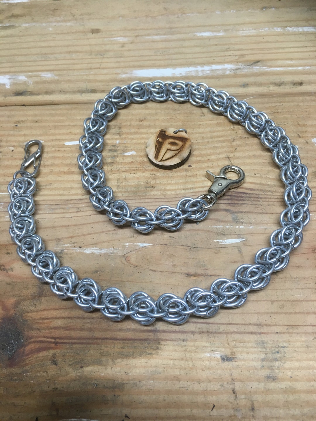 53 - Stingers - Handcrafted - Chainmail Wallet Chain - 2 Foot - 14 ...