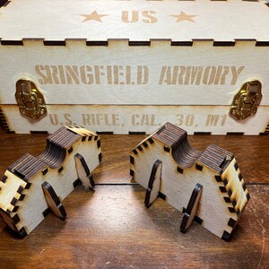 1/3rd Scale M1 Garand Display Crate - Customizable - Adjustable Display ...