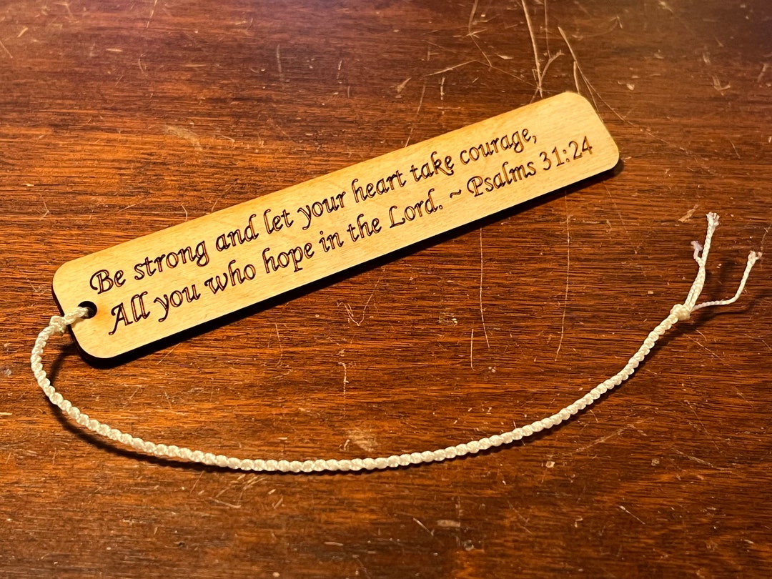 Custom Quote Bookmark - Handcrafted - Laser Cut - Etsy
