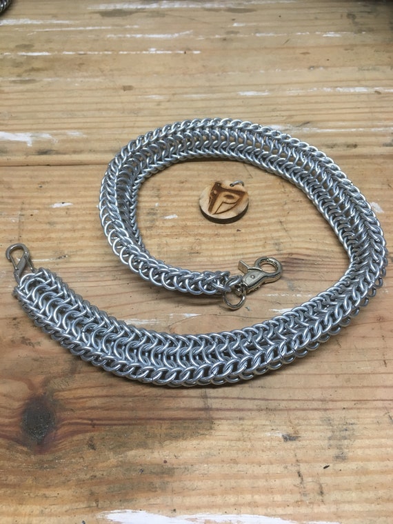 49 Dragons Back Chainmail Wallet Chain Handcrafted 2 - Etsy