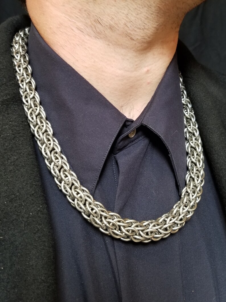 21 Candy Cane Cord Stainless Chainmail Wallet Chain - Etsy