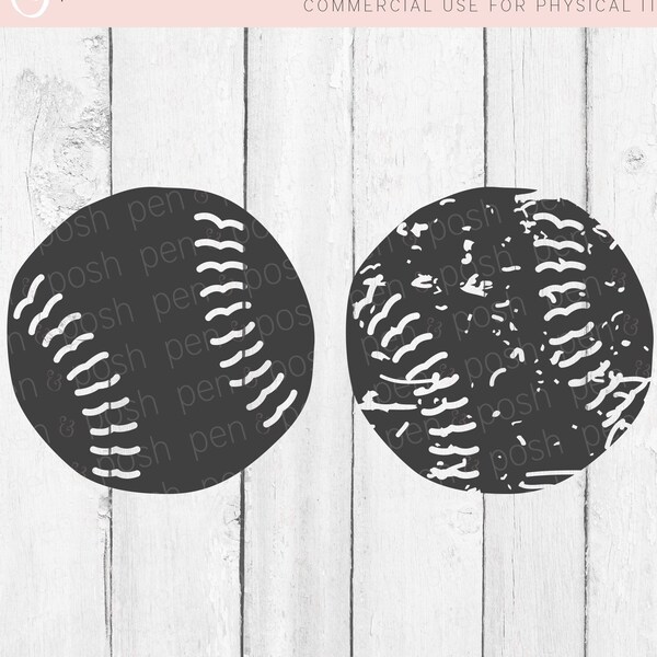 Grunge Baseball Svg - Etsy
