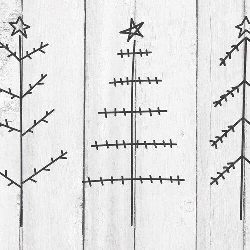 Christmas SVG Christmas Tree SVG Rustic Christmas SVG | Etsy