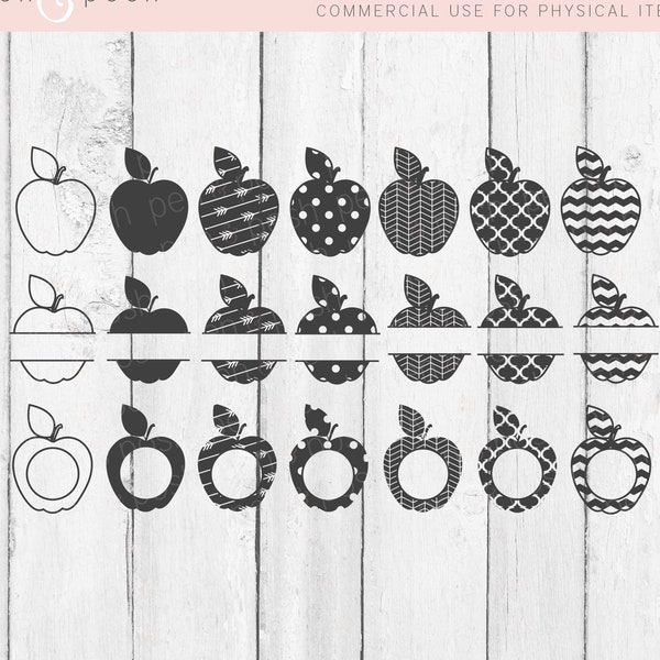 Chevron Apple - Etsy