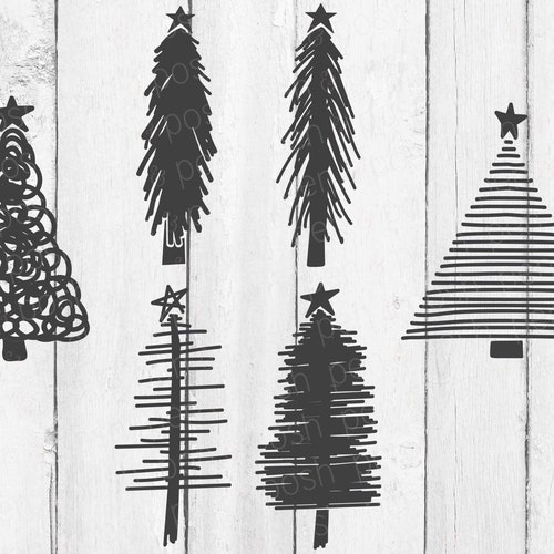 Christmas SVG Christmas Tree SVG Rustic Christmas SVG | Etsy