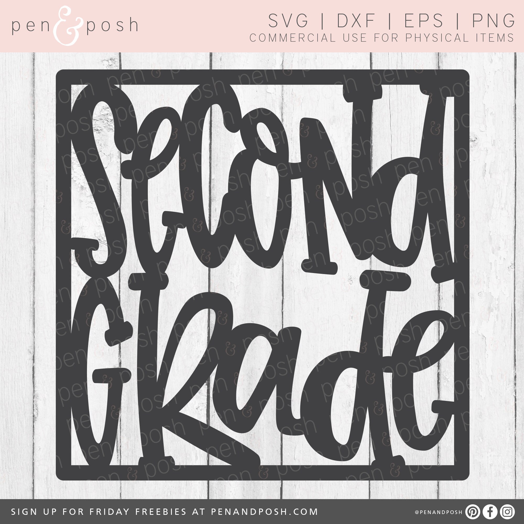 Grade Sign SVG First Day of School SVG Back to School SVG - Etsy