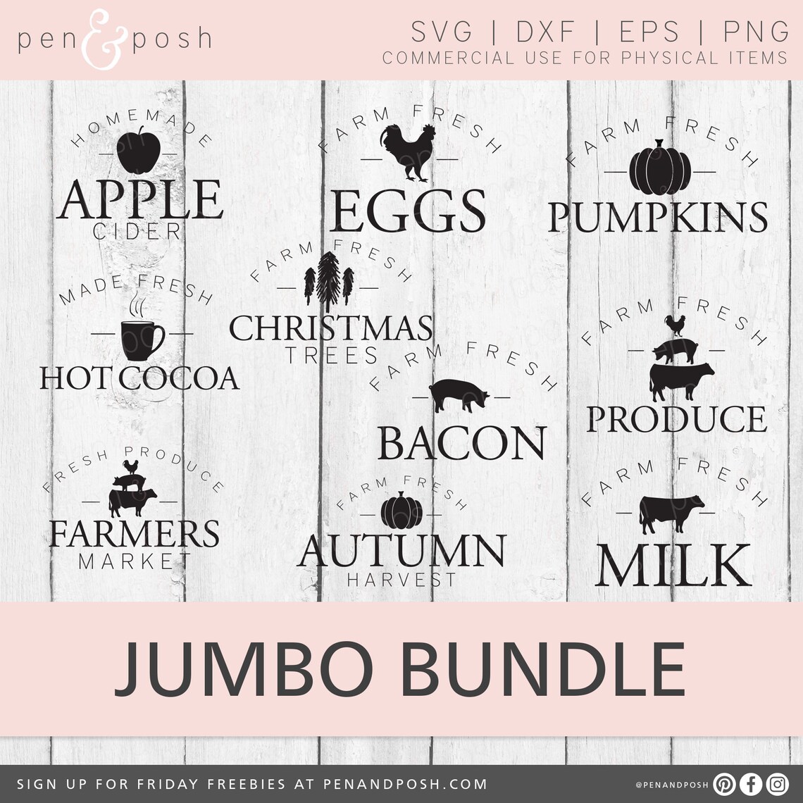 Farm Fresh SVG Farm Fresh Clipart Farm SVG Farmhouse SVG | Etsy