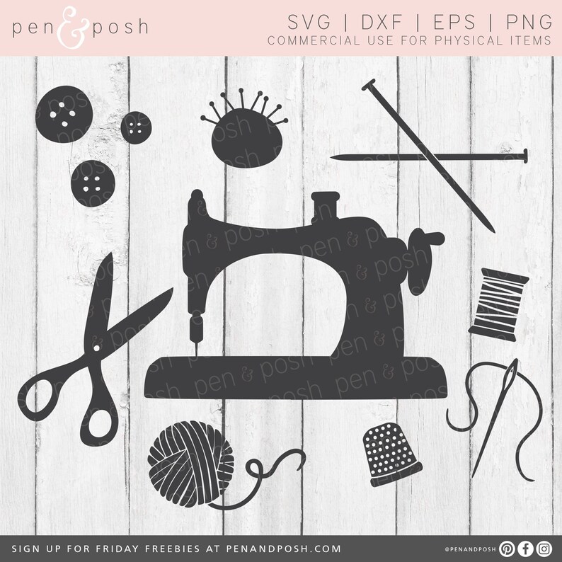 Couture SVG Svg vintage Svg antique fichiers Svg vintage Svg Machine à ...