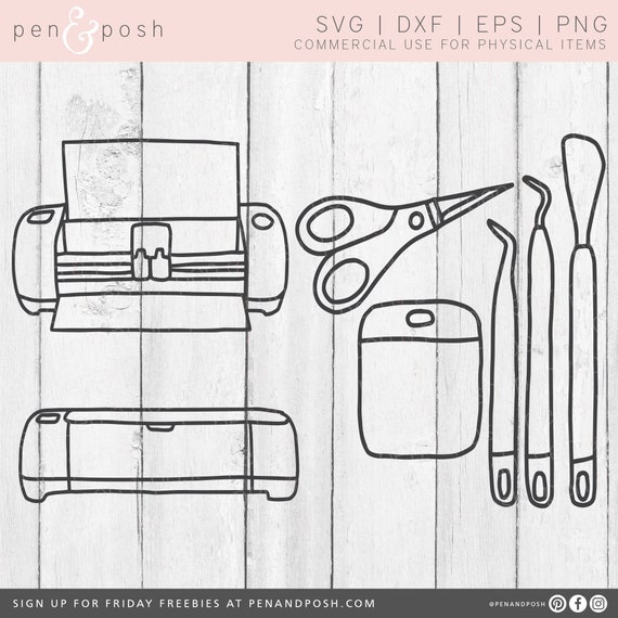 Cutting Machine Bundle Cricut Machine Svg Cricut Tools Svg Etsy
