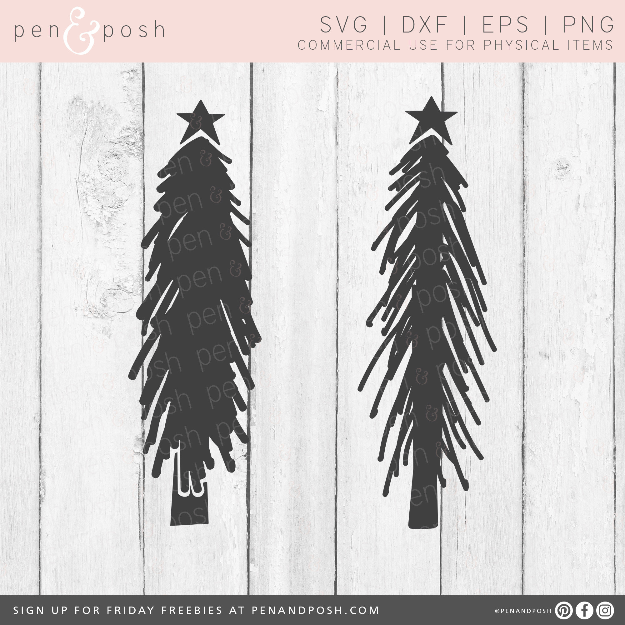 Christmas SVG - Christmas Tree SVG - Rustic Christmas SVG - Vintage ...