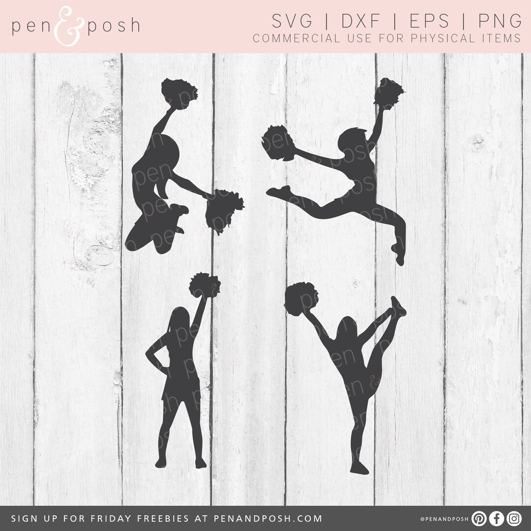 Cheer SVG Cheerleader SVG Cheerleading SVG Svg Files Sports Svg ...