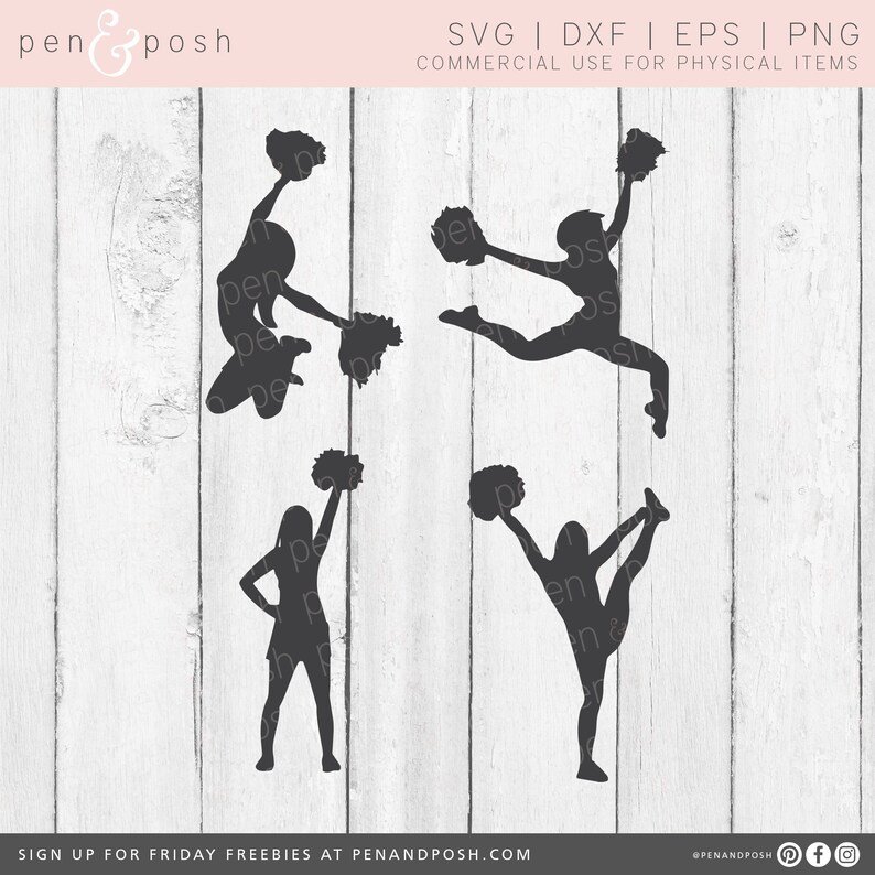 Cheer SVG Cheerleader SVG Cheerleading SVG Svg Files - Etsy