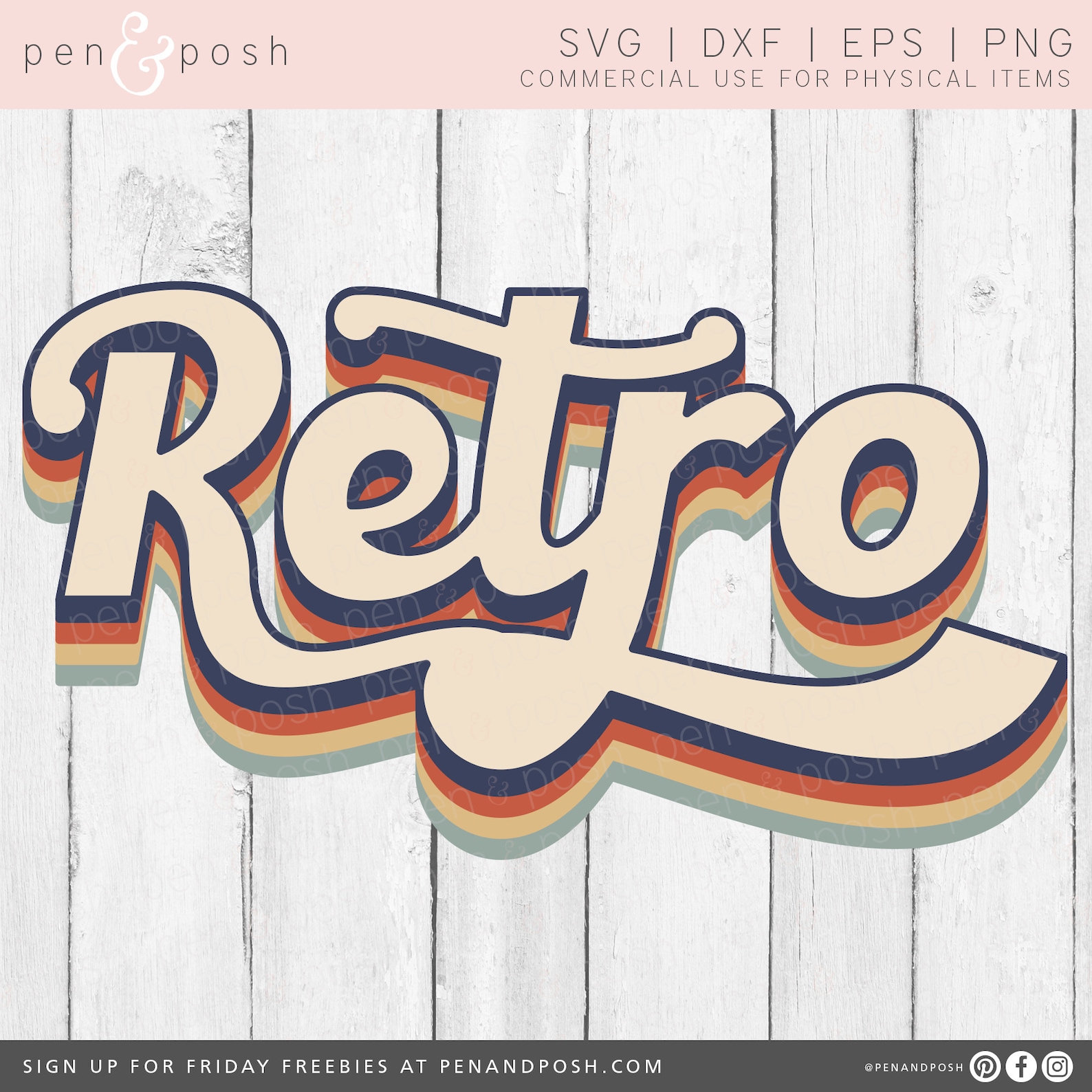 Retro SVG Retro Echo SVG Groovy SVG Retro Cut File Svg - Etsy