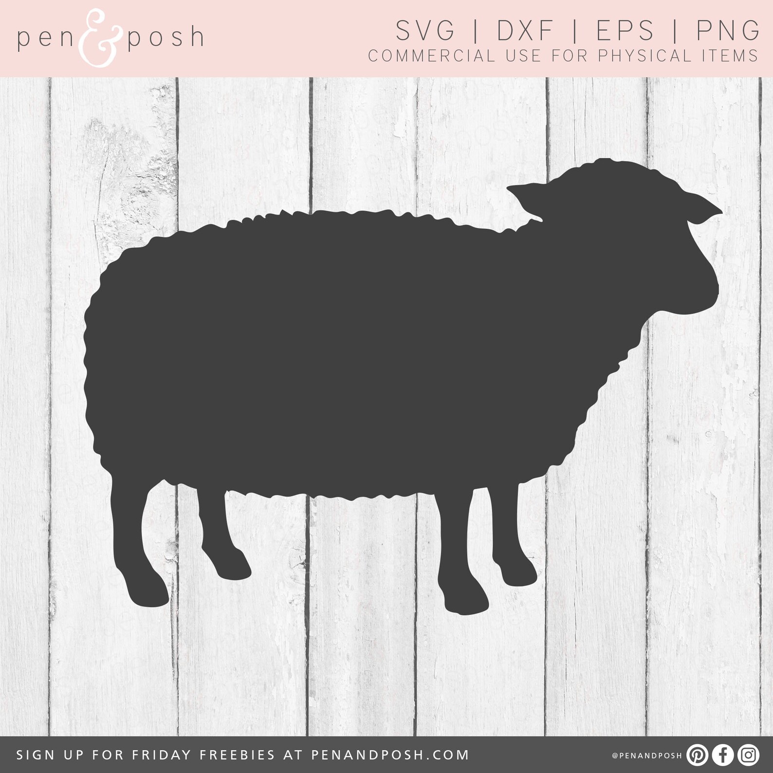 Sheep SVG - Distressed Sheep Svg - Grunge Sheep Svg - Sheep Cut File ...
