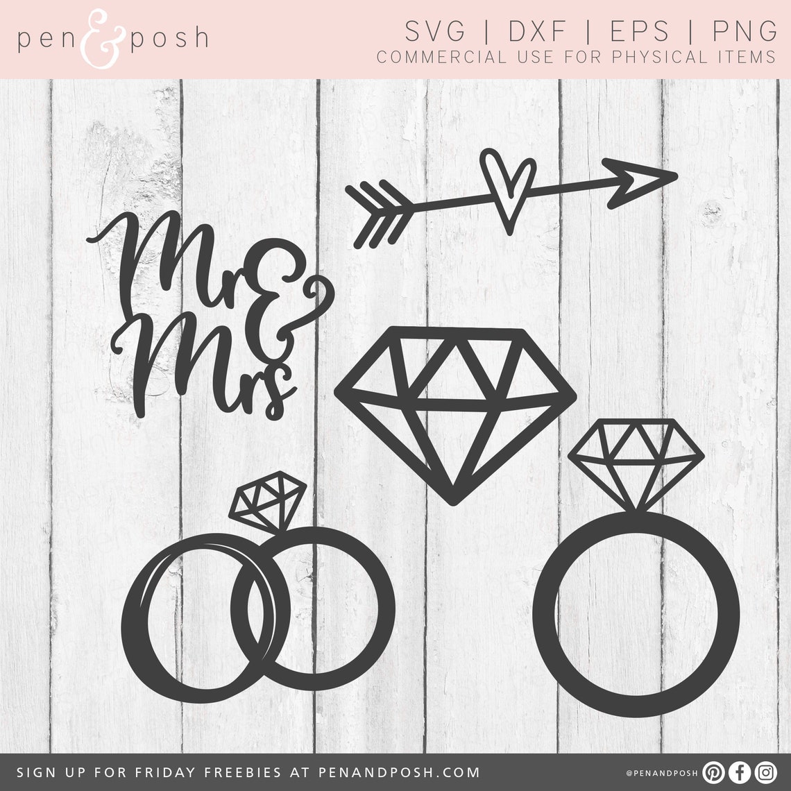 Wedding SVG Wedding Cut File Wedding Topper SVG Wedding - Etsy
