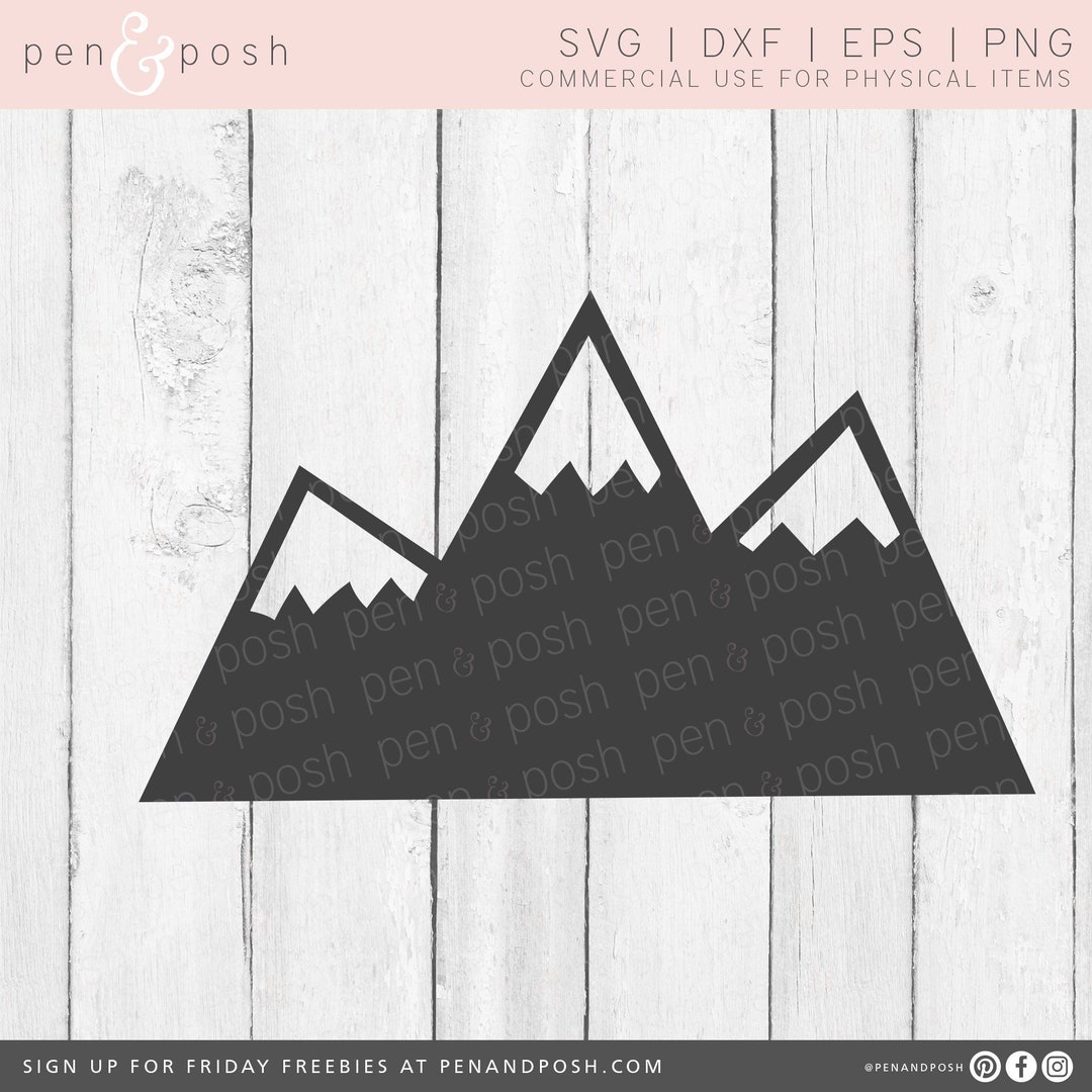 Mountain SVG Mountains SVG Mountain Clipart Mountain File Mountain ...