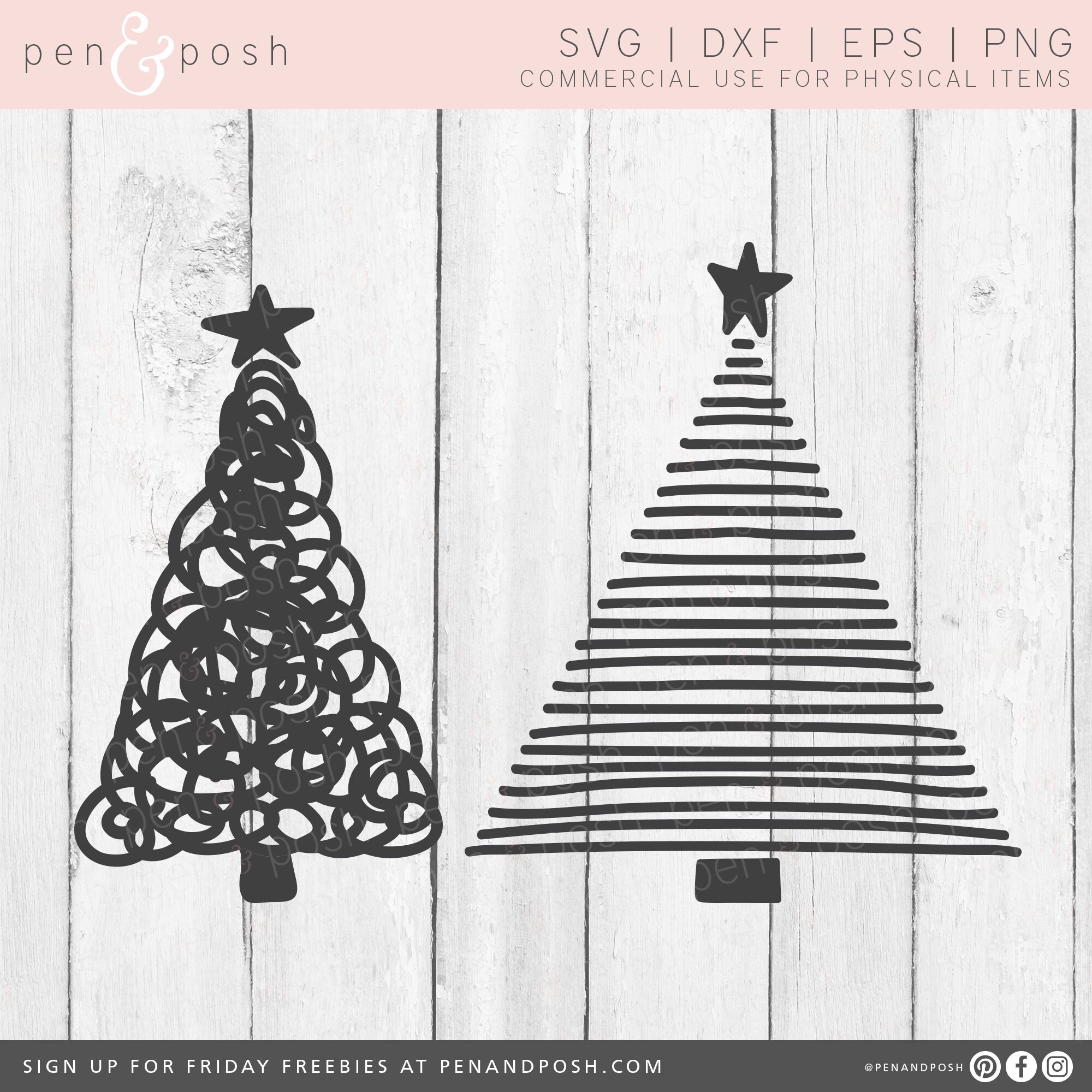 Christmas SVG - Christmas Tree SVG - Rustic Christmas SVG - Vintage ...