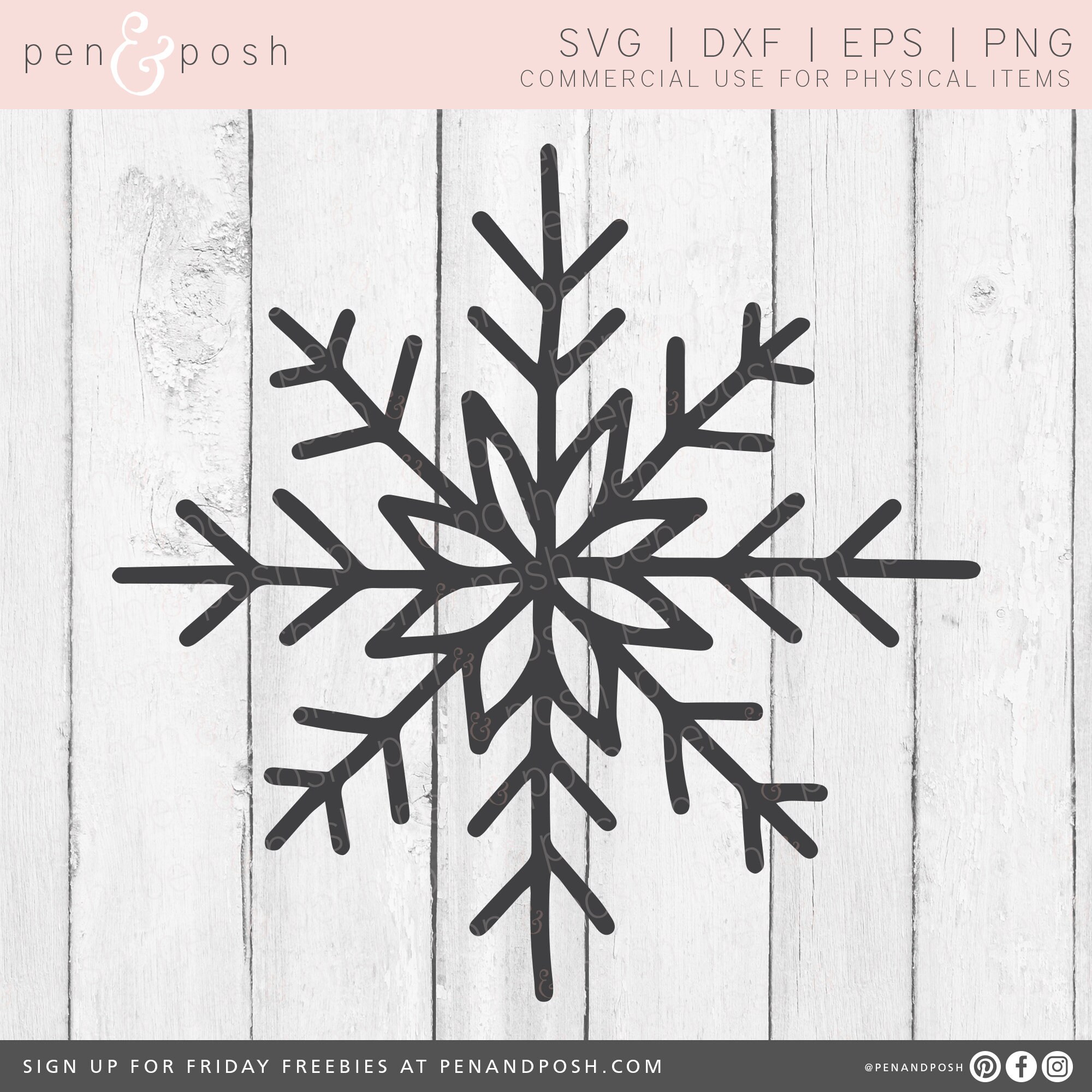 Snowflake SVG Snowflakes SVG Snow SVG Snowflake Clipart | Etsy