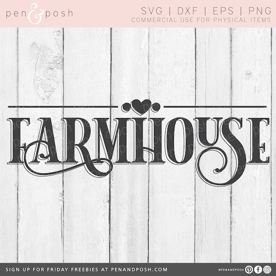 Farmhouse SVG Farmhouse Svg Files for Cricut Farmhouse SVG | Etsy