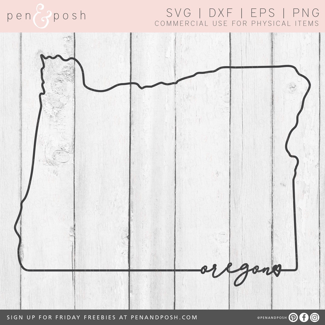 Oregon Love SVG - Oregon State SVG - Oregon Vectors - Oregon SVG ...