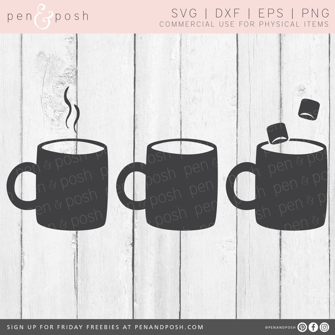 Hot Cocoa SVG Hot Chocolate SVG Christmas Svg Hot Cocoa Mug Svg Mug Svg ...