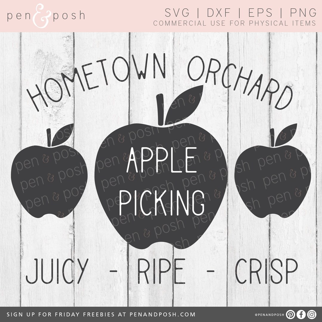 Apple Picking SVG Orchard Picking SVG Fall Apple SVG Apple Svg Apple ...