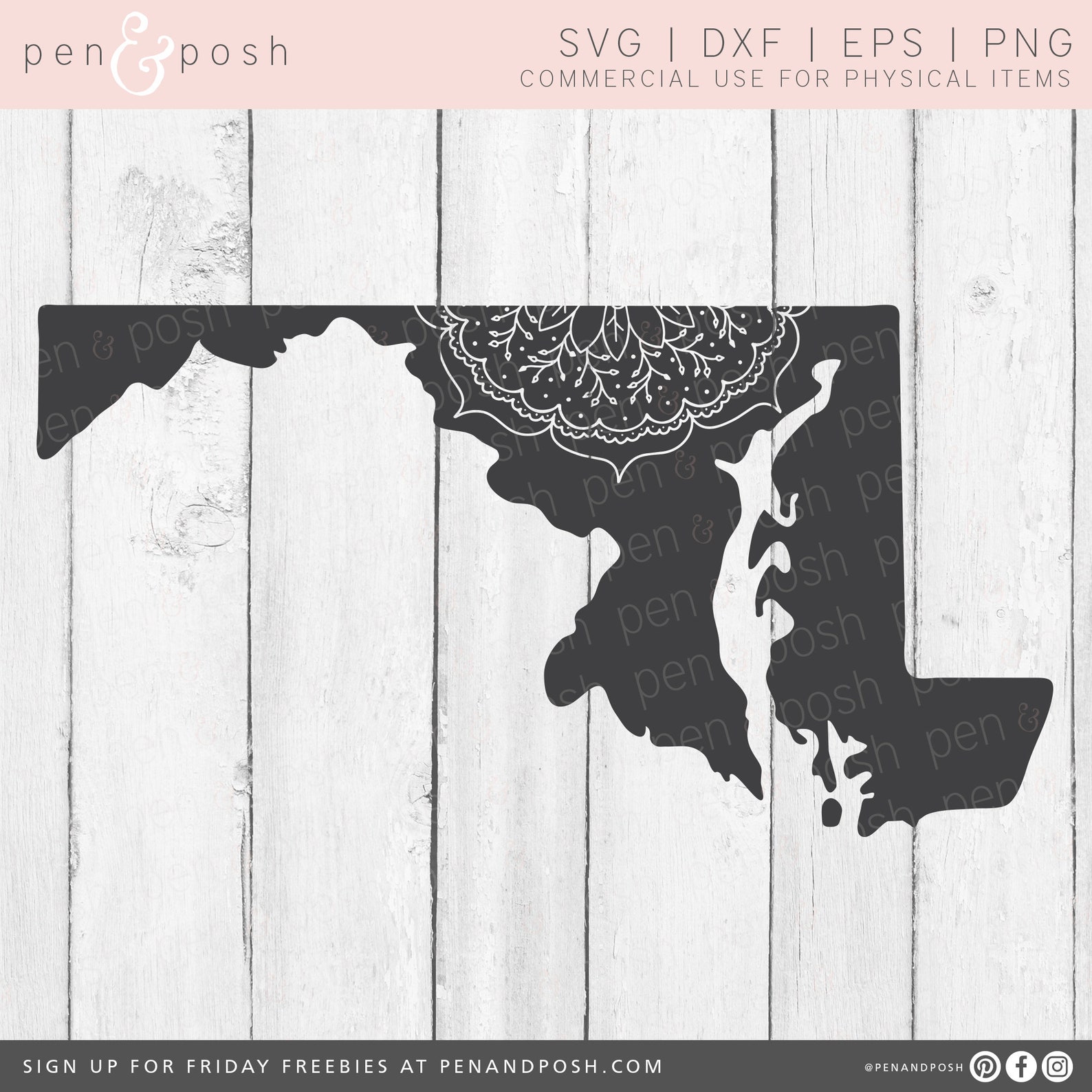 Maryland SVG Maryland State SVG Maryland Cut File - Etsy