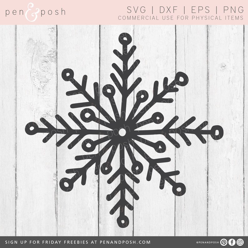 Snowflake SVG Snowflakes SVG Snow SVG Snowflake Clipart | Etsy