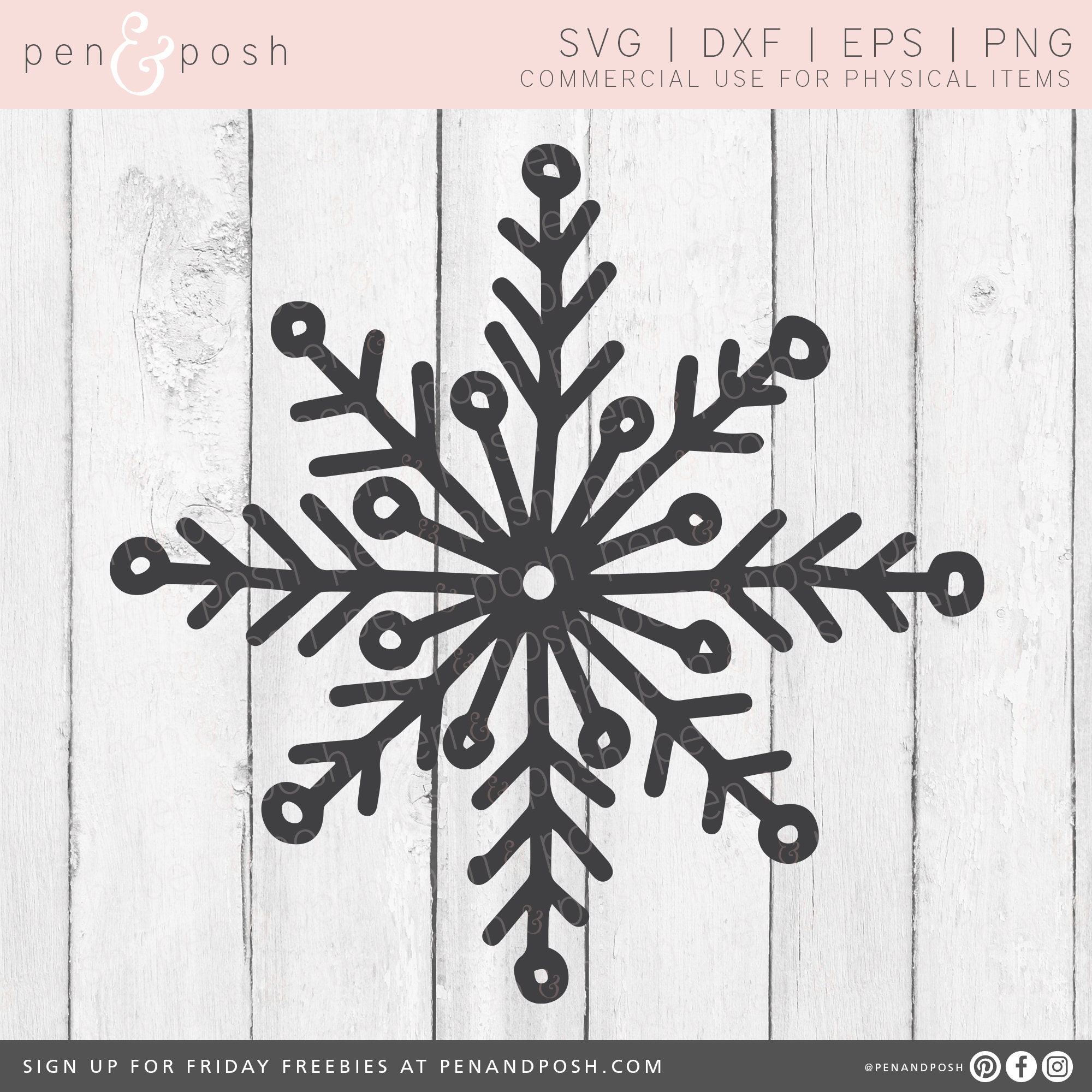 Snowflake SVG Snowflakes SVG Snow SVG Snowflake Clipart | Etsy
