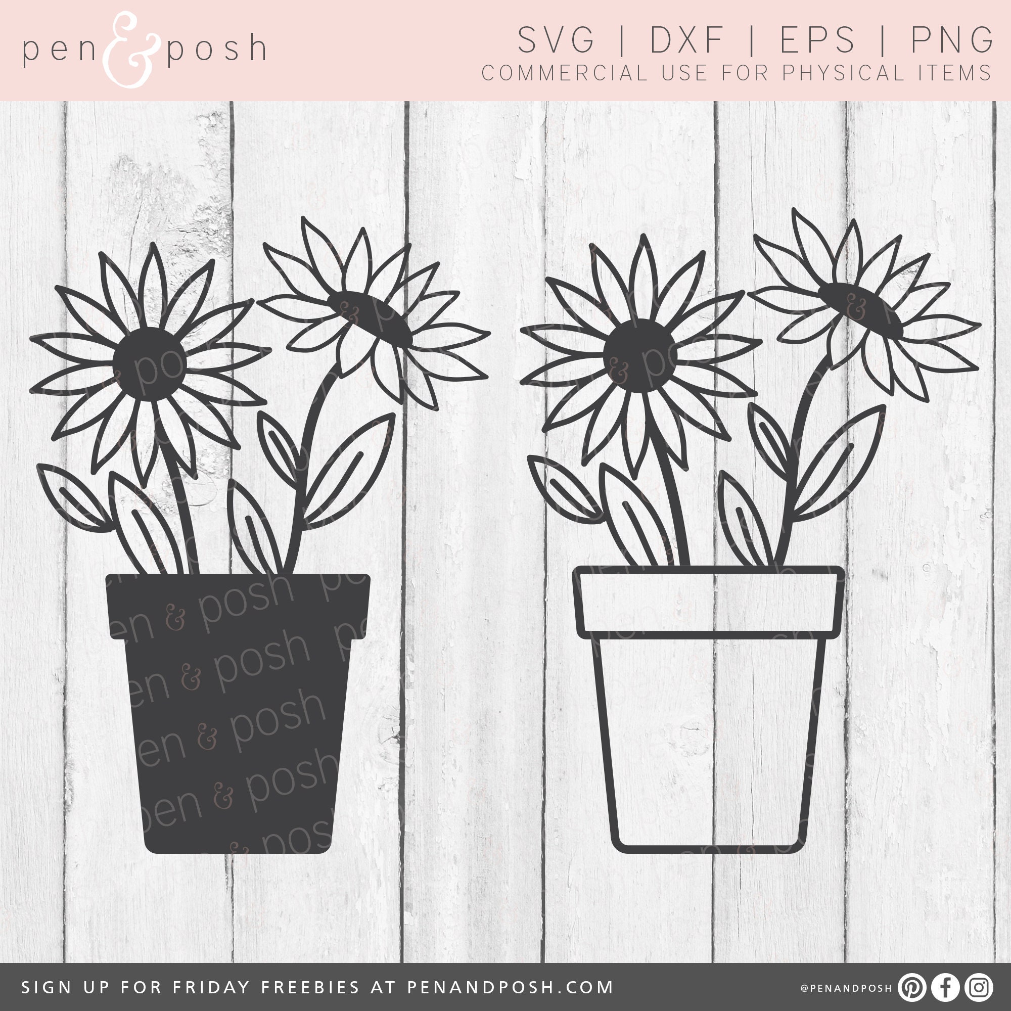 Potted Plant SVG - Plant SVG - Plant Svg File - Plant Svg Bundle ...